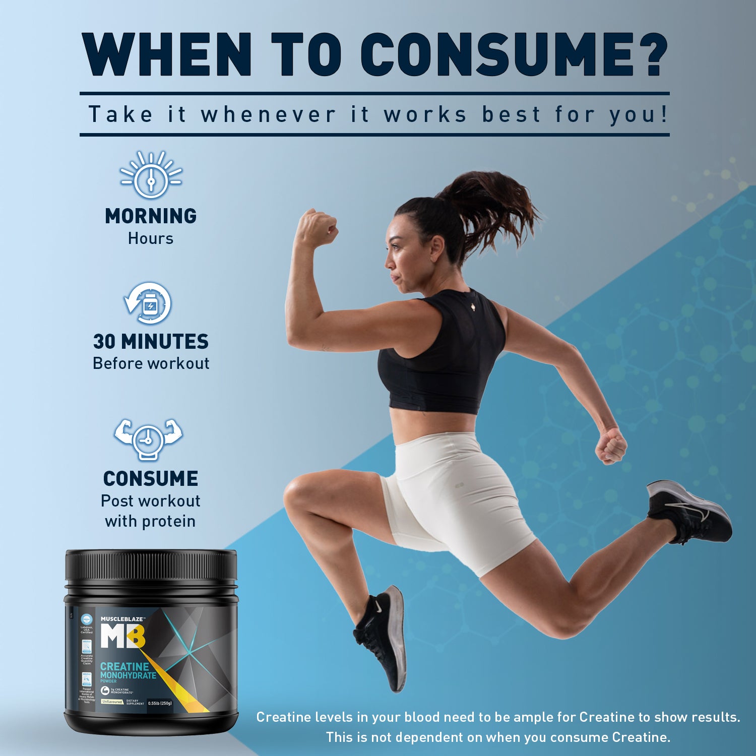 MuscleBlaze Creatine Monohydrate – MuscleBlaze Singapore