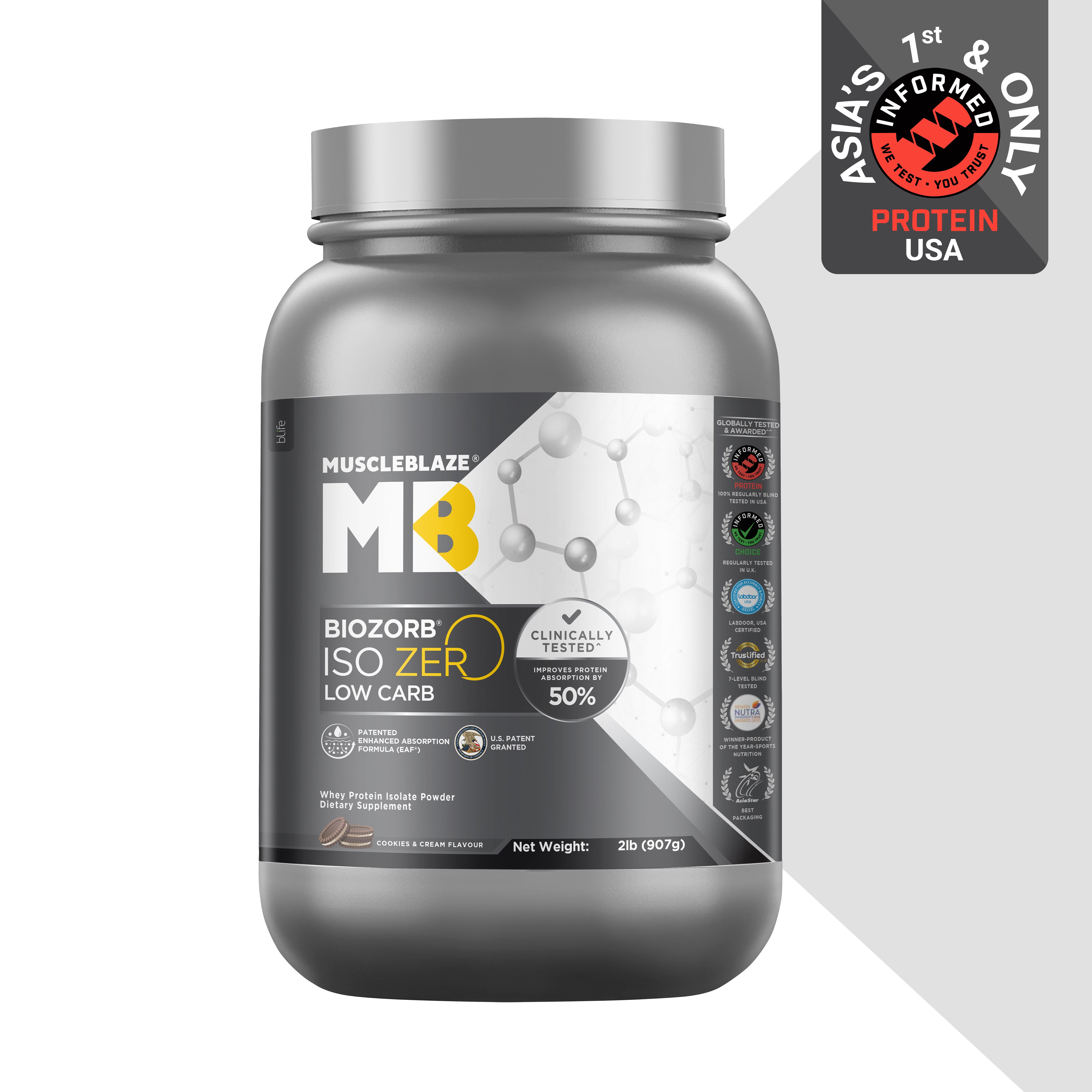 MuscleBlaze Biozorb Iso-Zero – MuscleBlaze Singapore